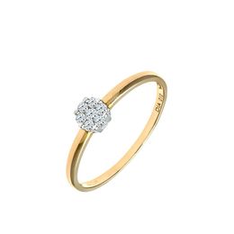 Diamant Exquis Gold-Ring mit Diamanten - 77% | Gr&ouml;&szlig;e 51 | Schmuck