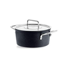 Fissler 2tlg. Set: Kochtopf "Adamant " in Schwarz - &Oslash; 18 cm - 30% | Kochgeschirr