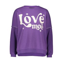 miss goodlife Sweatshirt "Love more" in Lila - 70% | Gr&ouml;&szlig;e XS | Damen-sweatshirts-jacken