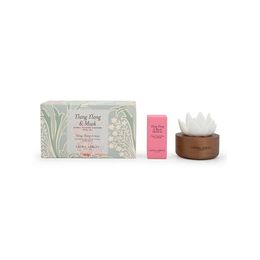 Laura Ashley 2tlg. Set: Duftblume ''Laura Ashley - Ylang Ylang & Musk'' - 10 ml - 49% | Kerzen-vasen