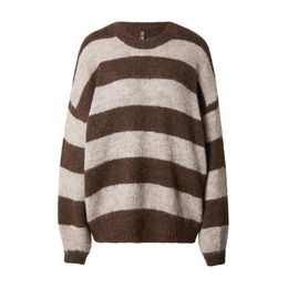 Pieces Sweater 'PCRASMINE' female Brown size XS