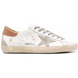 Golden Goose Deluxe Brand Golden Goose Low-Top Sneaker - Sneaker Super Star Classic White - Gr. 39 (EU) - in Braun - f&uuml;r Damen