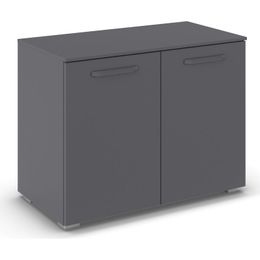 Rauch Sideboard &raquo;T&uuml;rkommode Kommode Lowboard OTELI mit Dekor- und Hochglanzfront&laquo; Breite 80 cm inkl. Soft-Close-Funktion, mit 2 T&uuml;ren, Einlegeboden 