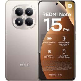 Xiaomi Smartphone &raquo;Redmi Note 15 Pro 8+256&laquo; Titanium MediaTek Helio G200-Ultra