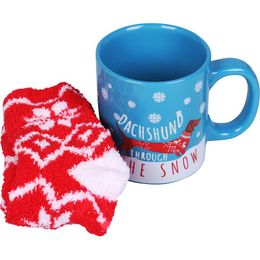 Capelli New York Damen Kuschelsocken Geschenkset Tasse & Socken - (36/41)