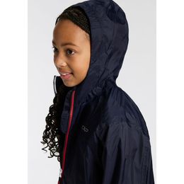 CMP M&auml;dchen CMP Regenjacke &raquo;KID JACKET RAIN FIX HOOD&laquo; mit Kapuze f&uuml;r Kinder blau 140/146