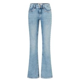 MAC Damen MAC Bootcut-Jeans &raquo;DETROIT flared&laquo; Aufwendig gearbeitete Details an den Vordertaschen 42, L&auml;nge 32