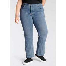 LEVI'S&reg; PLUS Levi's Plus Damen Levi's Plus Bootcut-Jeans &raquo;315&laquo; Shaping blau 18 (50), L&auml;nge 30
