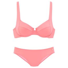 s.Oliver Damen s.Oliver B&uuml;gel-Bikini mit komfortablem Schnitt orange 38, Cup D