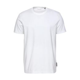 Marc O'Polo Marc O'polo Herren Marc O'Polo T-Shirt Rundhals-T-Shirt Regular aus hochwertiger Baumwolle wei&szlig; S (48)