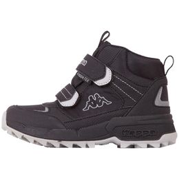 Kappa Winterboots f&uuml;r bestens gesch&uuml;tze Kinderf&uuml;&szlig;e black-silver 30 30 Winterboots von Kappa f&uuml;r Kids