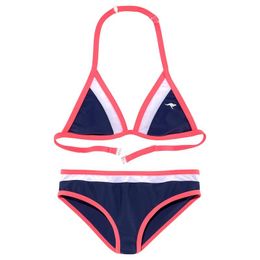 Kangaroos M&auml;dchen Kangaroos Triangel-Bikini &raquo;Energy Kids&laquo; im coolen Colorblocking-Design bunt 122/128, N-Gr