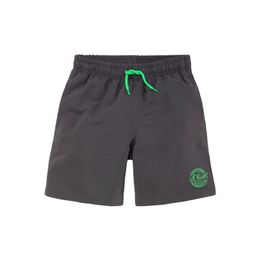 s.Oliver Jungen s.Oliver Badeshorts mit seitlichem Logodruck grau 110/116, N-Gr