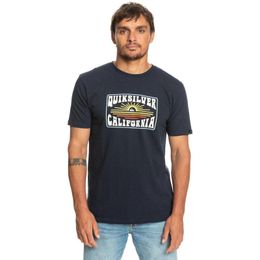 Quiksilver T-Shirt &raquo;California Dreamin&laquo; Navy Blazer M M Material: Jersey-Slub-Stoff aus Baumwolle...