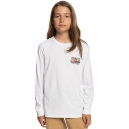 Quiksilver Langarmshirt &raquo;Retro Fade&laquo; White 16 16 Stoff: Baumwoll-Jersey-Stoff [160 g/m2]