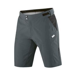 Gonso Herren Fahrradhose &raquo;MUR&laquo; MTB-Shorts aus elastischem, robustem Material grau 5XL, Normalgr&ouml;&szlig;en