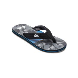 Quiksilver Sandale &raquo;Molokai Layback&laquo; Black/Black/Grey 11 (44) 11 (44) Material: Canvasobermaterial aus Baumwolle