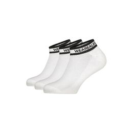 alife and kickin Alife & Kickin Damen Sneakersocken &raquo;Damen 3 PACK - BayaAK&laquo; Spar-Set, kurze sportliche Socken mit Steifen, aus Baumwolle mit weichem Bund wei&szlig; 39-42