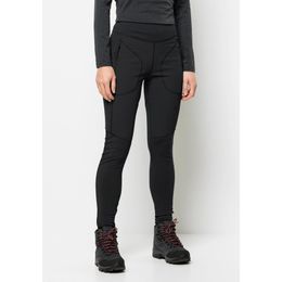 Jack Wolfskin Funktionshose &raquo;SALMASER TIGHTS W&laquo; black XL (46) - Normalgr&ouml;&szlig;en Normalgr&ouml;&szlig;en XL (46) Funktionshose