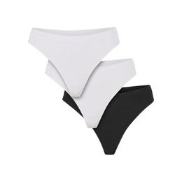 Urban Classics Damen Urban Classics Panty &raquo; Ladies Rip Tanga 3-Pack&laquo; L