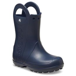 Crocs M&auml;dchen Gummistiefel &raquo;Kids&rsquo; Handle It Rain Boot&laquo; Matschstiefel mit gro&szlig;en Griffen zum einfachen An- und Ausziehen blau 32