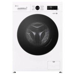 LG Waschmaschine Essence White (A, 9 kg, 1.350 U./Min.) Unterbauf&auml;hig mit Steam & Inverter Direct Drive&reg; F4WB309Y F4WB309Y