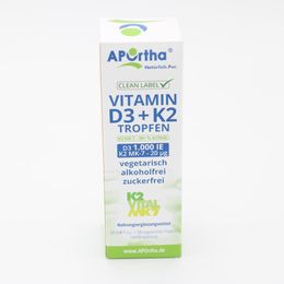 Vitamin D3 1000 I.E.+Vitamin K2 Vital 20 &mu;g Tropf. 50 ml