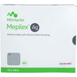 1001 Artikel Medical Mepilex Ag Schaumverband 10x10 cm steril 5 St