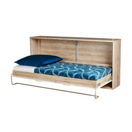 M&ouml;bel Kraft Querklappbett - holzfarben - Materialmix - 213 cm - 103 cm - cm 43,0 - M&ouml;bel Kraft