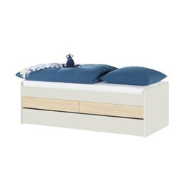 M&ouml;bel Kraft Duobett mit Stauraum Grow Up - grau - Materialmix - 127 cm - 66 cm - M&ouml;bel Kraft