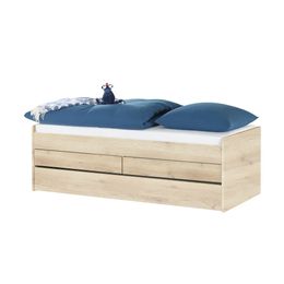 M&ouml;bel Kraft Duobett mit Stauraum Grow Up - holzfarben - Materialmix - 127 cm - 66 cm - M&ouml;bel Kraft