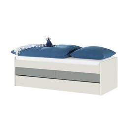 M&ouml;bel Kraft Duobett mit Stauraum Grow Up - grau - Materialmix - 97 cm - 66 cm - M&ouml;bel Kraft