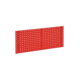Wellker Perfo-Lochwand, 1486x457x13 mm, Rot