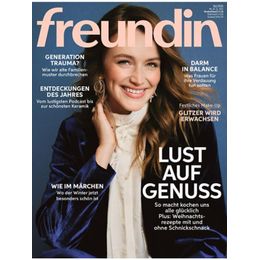 Hubert Burda Media 23 x FREUNDIN Zeitschrift (Gutschein f&uuml;r Jahres Abo) | Gr.: onesize