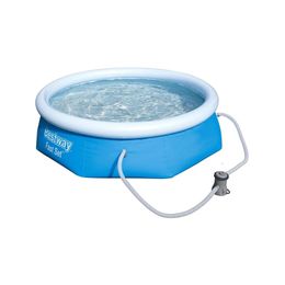Bestway Fast Set Pool Set 244 x 66 cm mit Filterpumpe in Blau ab 3 Jahre | Gr.: onesize