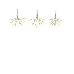 MARELIDA LED Deko Lichterkette Pusteblume 5 Feuerwerk Bl&uuml;ten 50LED L: 1m Timer in gold | Gr.: onesize