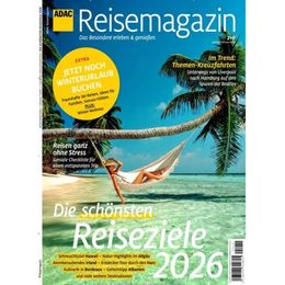 Hubert Burda Media 7 x ADAC REISEMAGAZIN Zeitschrift (Gutschein f&uuml;r Jahres Abo) | Gr.: onesize
