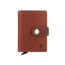 Green Burry Greenburry Vintage Geldb&ouml;rse RFID Schutz Leder 10 cm in cognac | Gr.: onesize