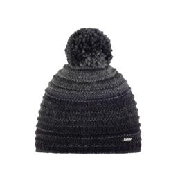 Eisb&auml;r Eisb&auml;r Mikata Strickm&uuml;tze mit Bommel in Schwarz | Gr.: onesize