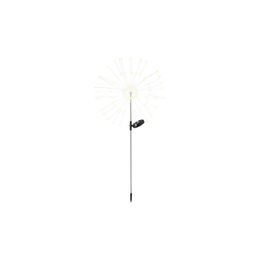MARELIDA LED Solarstab FEUERWERK Gartendeko Gartenstecker H. 90cm in silber | Gr.: onesize