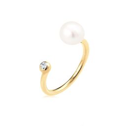 Elli Ring 925 Sterling Silber in Gold | Gr.: onesize