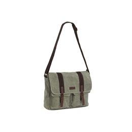 Daniel Ray DR16.1380 McAllen Messenger 2xSchn. Lapt. BUSINESSUMH&Auml;NGER olive | Gr.: onesize