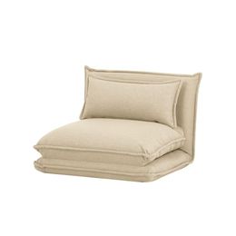 home24 Schlafsessel Clairette in Beige | Gr.: onesize