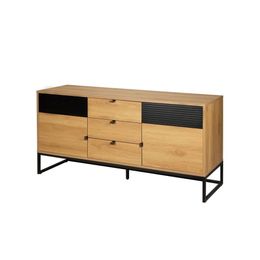 home24 Sideboard KOONO 160 cm in Eiche Dekor | Gr.: onesize