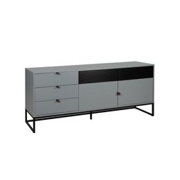 home24 Sideboard Koono 180 cm in Blaugrau | Gr.: onesize