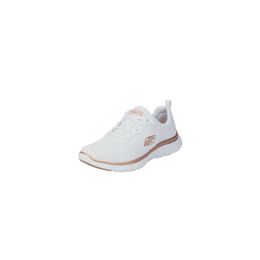 Skechers Lowtop-Sneaker FLEX APPEAL 4.0 - BRILLIANT VIEW in white/rosegold | Gr.: 41