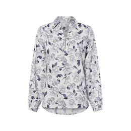 Marie Lund Blusenshirt in ecru marine - 0008 | Gr.: 38
