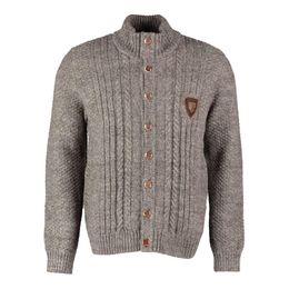 OS-Trachten Strickjacke Fenari in dunkelbraun | Gr.: 56