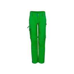 Trollkids Zipp-Off-Trekkinghose Slim Fit Oppland in india green | Gr.: 116
