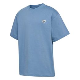 Hummel Shirt "Hmljr Loose T-Shirt S/S Bee" in Blau | Gr.: 122/128